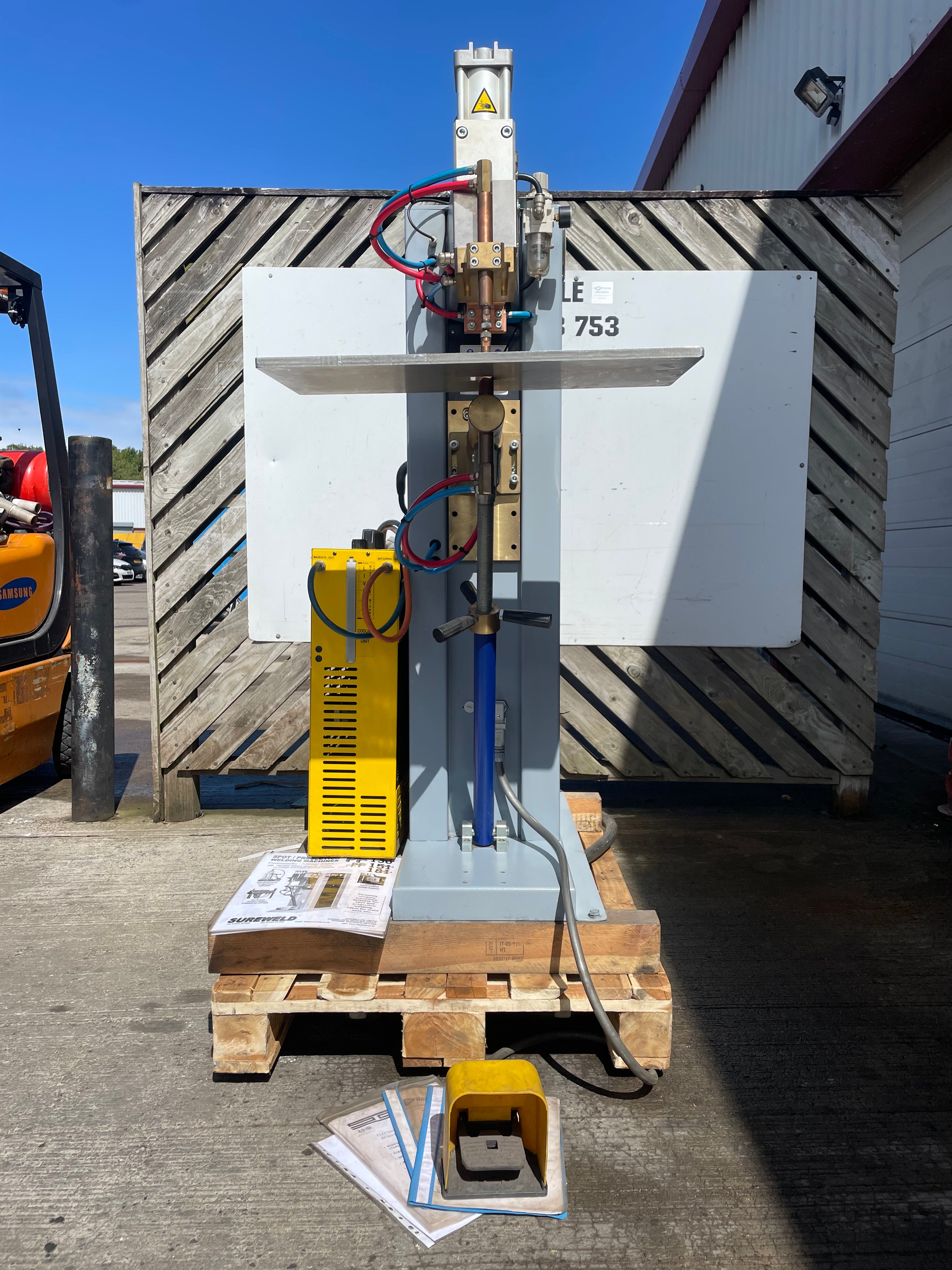 Spot welding machine PF 181 - 80 kva Resistance Spot Welder - 2017 wat ...